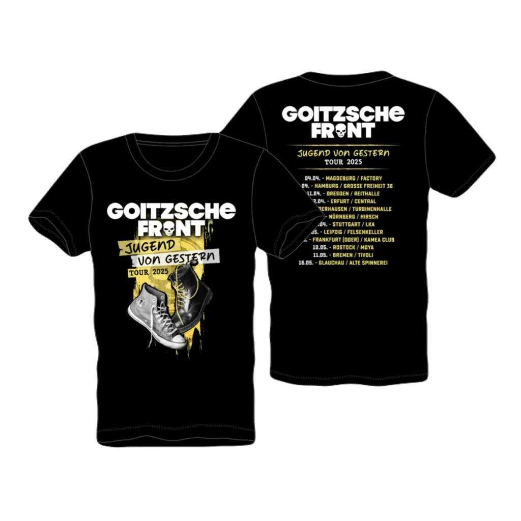 Shirt "JUGEND VON GESTERN - Tour 2025" - Goitzsche Front Shop